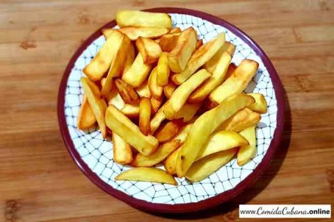 Como hacer Papitas Fritas (COMIDA CUBANA)